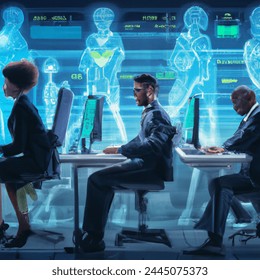 Evolution Cyber Security Technology AI-generated image 2445076355 ...