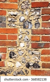 Example Brick Flint Architecture Common This Stock Photo 368582138 ...