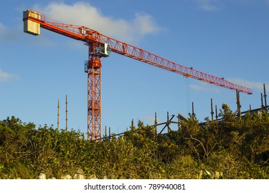 20 Supported static tower crane Images, Stock Photos & Vectors ...