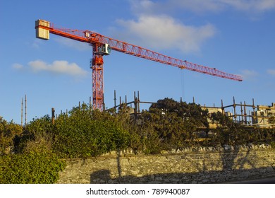 20 Supported static tower crane Images, Stock Photos & Vectors ...