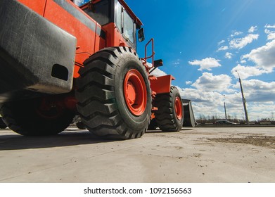 Excavator Loader Machine Side View Front Stock Photo 1092156563 ...