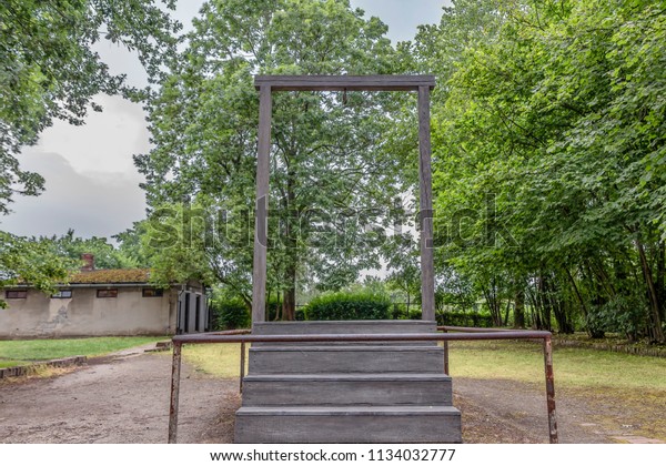 Execution Platform Auschwitz Concentration Extermination Camp Stock ...