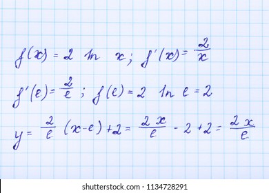 Exercise Book Maths Formulas Stock Photo 1134728291 | Shutterstock
