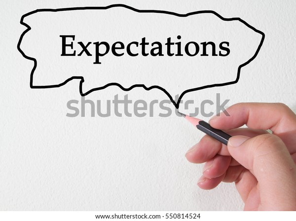 Expectations Word Concept Stock Photo (Edit Now) 550814524