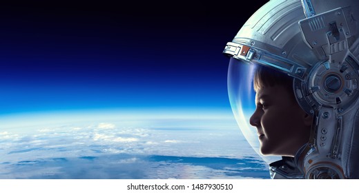 Exploring Outer Space Mixed Media Stock Photo 1487930510 | Shutterstock