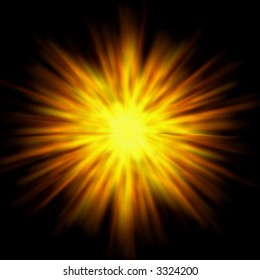 Abstract Gleaming Light Rays Vector Background: vector de stock (libre ...