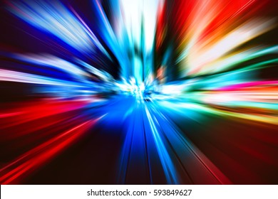 Moving Traffic Light Trails Night Stock Photo 557685856 | Shutterstock
