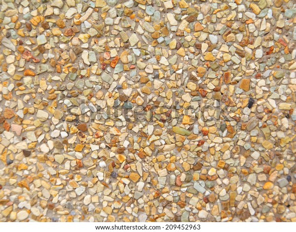Exposed Aggregate Concrete Texture Background ภาพสต็อก 209452963 ...