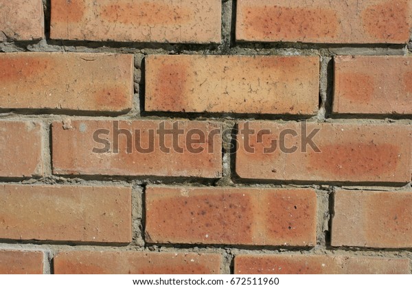 Exposed Red Brick Wall Stock Photo 672511960 | Shutterstock
