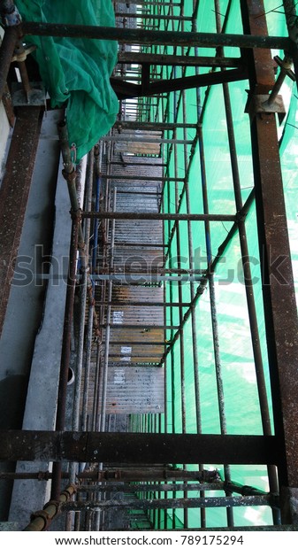 External Plastering Work High Rise Building Stock Photo 789175294 ...