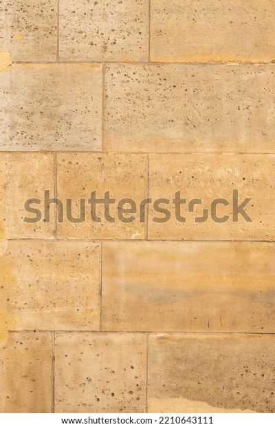 External Wall Dressed Stone Blocks Paris Stock Photo 2210643111 ...