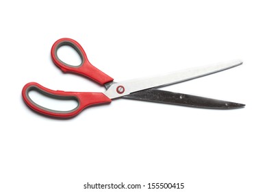 Extra Large Oversized Scissors Red Grip Stock Photo 155500415 ...