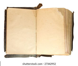 Extremely Old Notebook Opened Pages Cover Stock Photo 27342952 ...