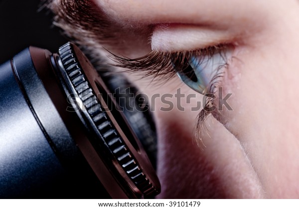 Eye Scientist Microscope Stock Photo 39101479 | Shutterstock