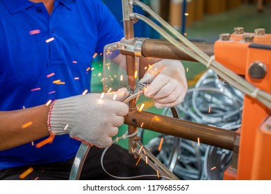 Eyecatching View Blacksmith Sharpening Iron Bars Stock Photo 1179685567 ...
