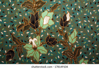 Fabric Floral Batik Pattern Stock Photo 178149104 | Shutterstock