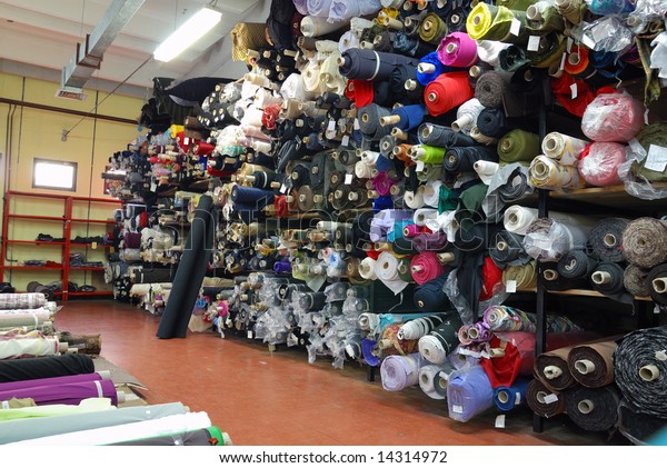 Fabric Samples Warehouse Stock Photo 14314972 | Shutterstock