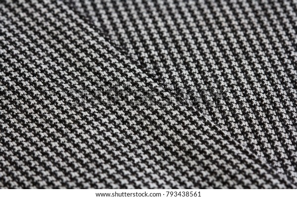 Fabric Texture Crows Feet Pattern Knitted Stock Photo 793438561 ...