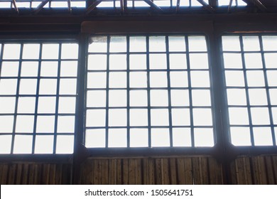 Facade Old Hangar Inside Windows Stock Photo 1505641751 | Shutterstock