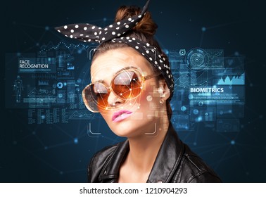 Face Detection Recognition Computer Vision Artificial Stock Photo ...