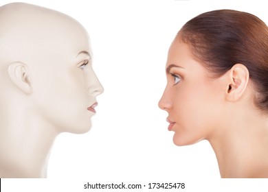 60,324 One side face woman Images, Stock Photos & Vectors | Shutterstock