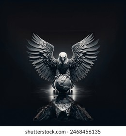 Black White Photo Man Crow Face AI-generated image 2456218929 ...