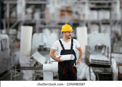 Factory Worker Working On New Project Stock Photo 1595198905 | Shutterstock