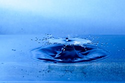 Images forming two drops of water featuring water, collision, and drop ...