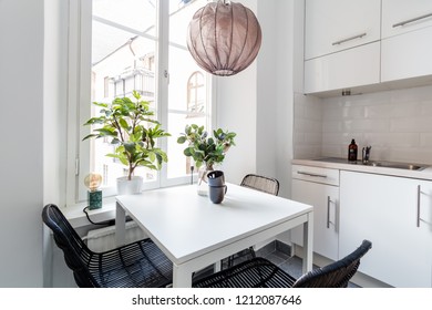 Fancy Kitchen Small Kitchen Table By Stock Photo 1212087646 | Shutterstock