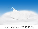 Fantastical Milk Background Drops Waves PPT template 26 | CrystalGraphics