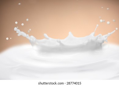 Fantastical Milk Background Drops Waves PPT template 15 | CrystalGraphics