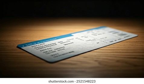 Fantacy Realism Boarding Pass Airline Tickets AI-generated image ...