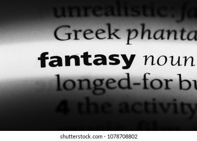 Fantasy Word Dictionary Fantasy Concept Stock Photo 1078708802 ...