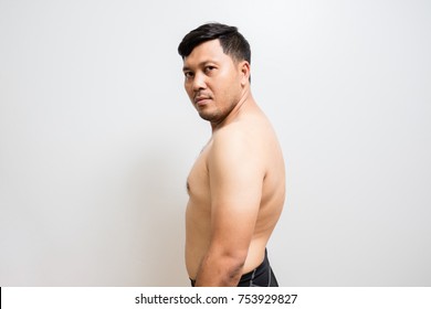 Fat Man Doing Exercise Posture Stock Photo 753929827 | Shutterstock