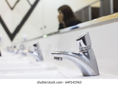 Faucet Inside Bathroom Stock Photo 649141963 | Shutterstock