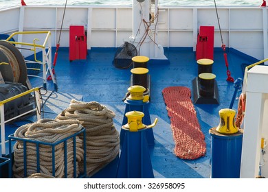 Anchor Handling Setup Bow Shackles Ahts Stock Photo (Edit Now) 1055150684