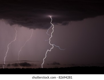 Few Elevated Thunderstorms Put Down Few Stock Photo 82694281 | Shutterstock