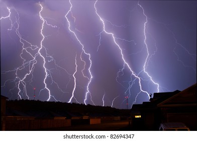 Few Elevated Thunderstorms Put Down Few Stock Photo (Edit Now) 82694347