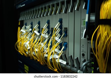 Fiber Cable Network Devices Core Network Stock Photo 1183832242 ...