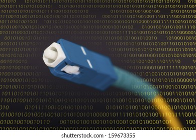 Fiber Optic Cable Black Background Stock Photo 159673355 | Shutterstock