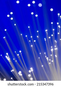 Fiber Optic Cable Blue Background Stock Photo 215347396 | Shutterstock