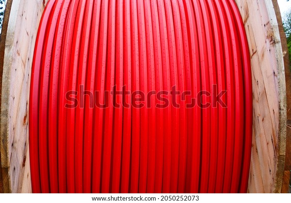 Fiber Optic Cable Roll Digital Broadband Stock Photo 2050252073 ...