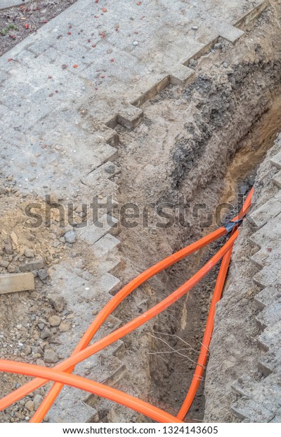 Fiber Optic Cable Under Pavement Stock Photo 1324143605 | Shutterstock