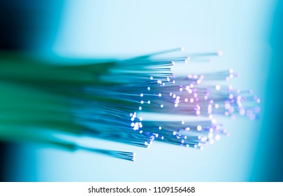 Fiber Optic Network Line Cable Background Stock Photo 1109156468 ...