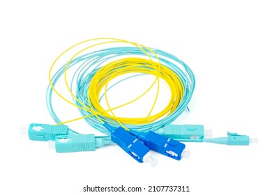Fiber Optic Patch Cord Cables On Stock Photo 2107737311 | Shutterstock