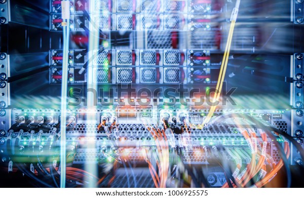 Fiber Optical Connector Interface Information Technology Stock Photo ...