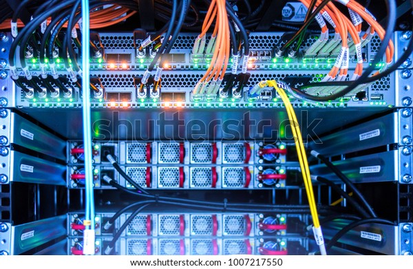 Fiber Optical Connector Interface Information Technology Stock Photo ...