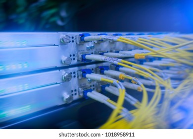 Fiber Optical Connector Interface Rack Mounted Stock Photo (Edit Now ...