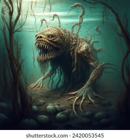 Monstrous Human Eel People Long Fangs AI-generated image 2580052249 ...