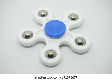 Fidget Spinner On Isolated White Background Stock Photo 691898677 ...